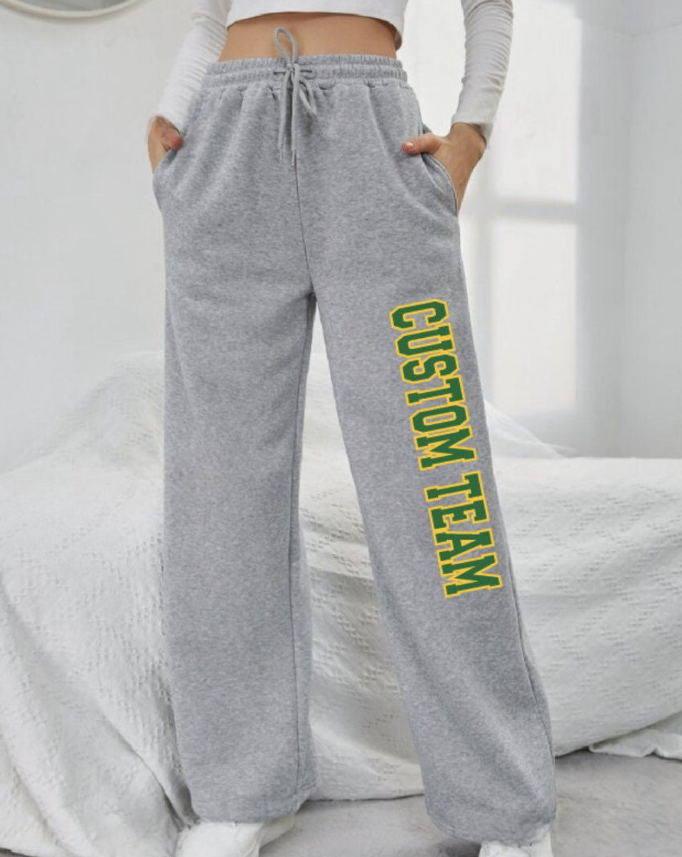 Custom Beat The Rival Wide Leg Sweats – Westway Customs